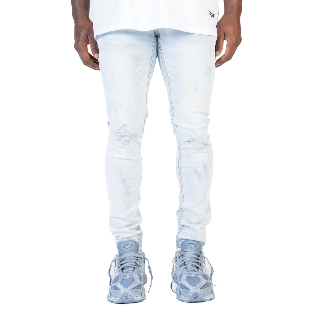 RELAPSE 'ALASKA' SKINNY DENIM - BLUE – Royalty DFW